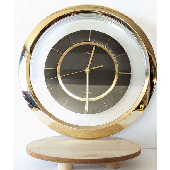 Sunbeam | Accents | Vintage Sunbeam Wall Clock Postmodern 8s 90s Glam ...